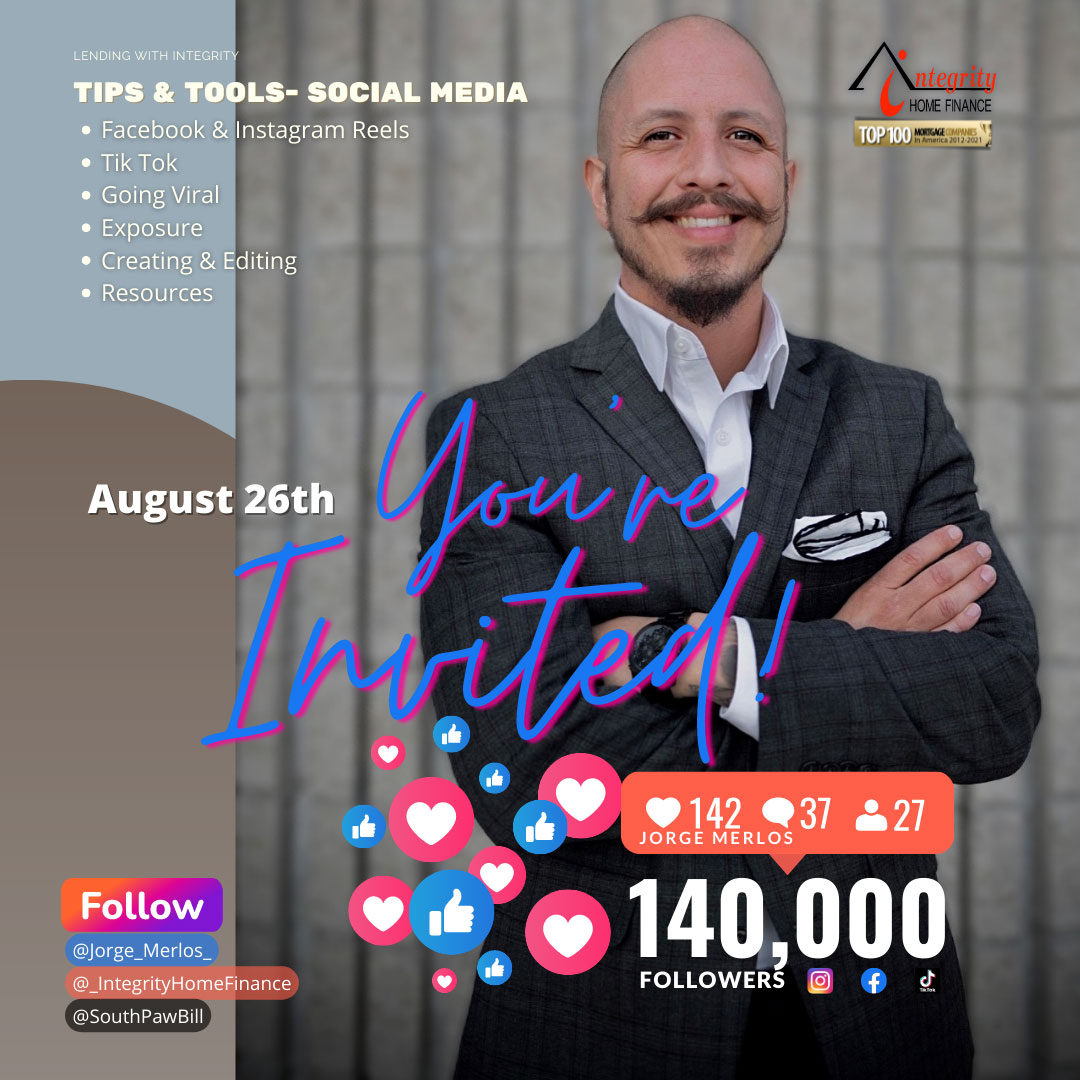 LIVE Training With Jorge Merlos! | August 26, 2022