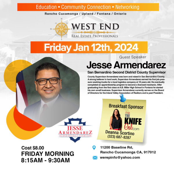 Jesse Armendarez – San Bernardino County Supervisor 2024 County Update ...